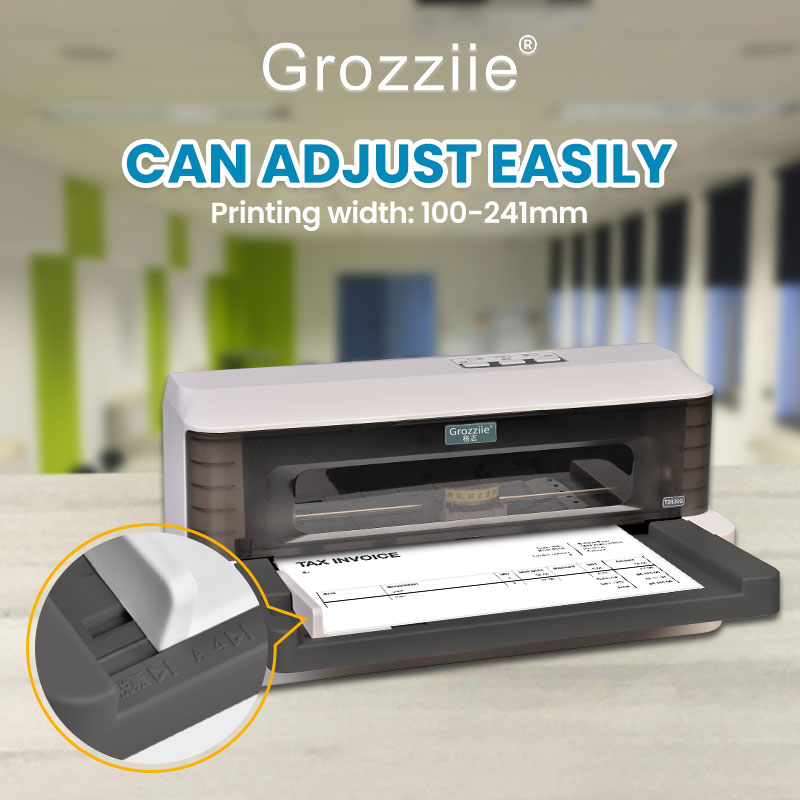 Grozziie Dot Matrix Printer, 1+5 Copies 241MM Carbon Paper; USB ...