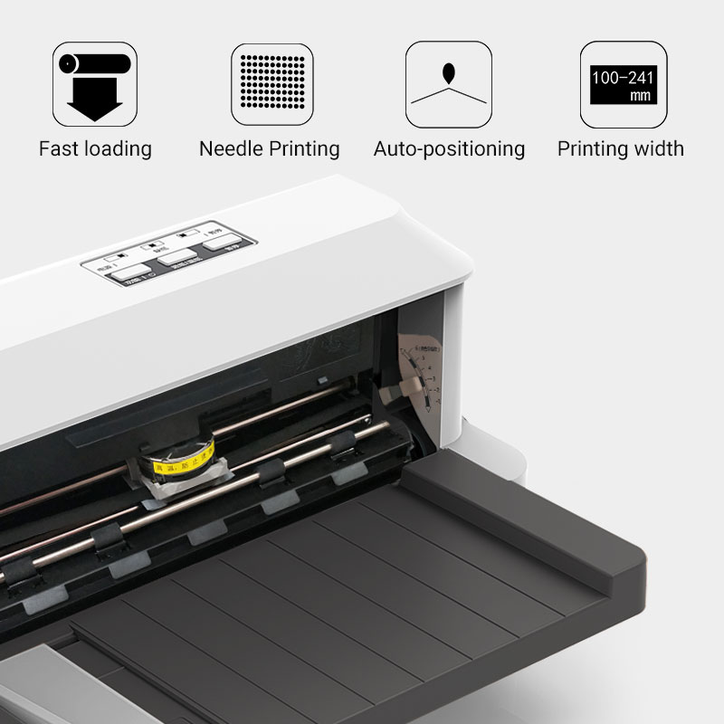 Grozziie Dot Matrix Printer, 1+5 Copies 241MM Carbon Paper; USB ...