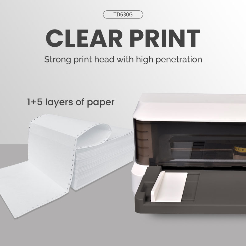 Grozziie Dot Matrix Printer, 1+5 Copies 241MM Carbon Paper; USB ...