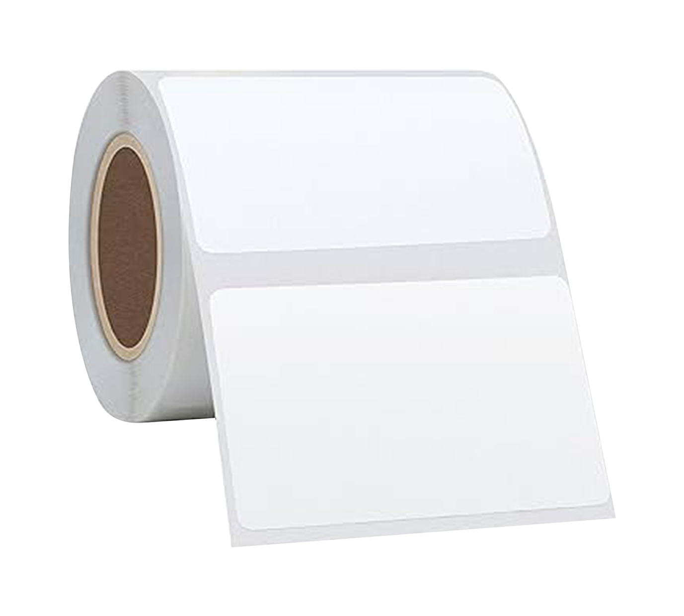 Grozziie White Label Paper Sticker, Roll Label Sticker for Price Tag